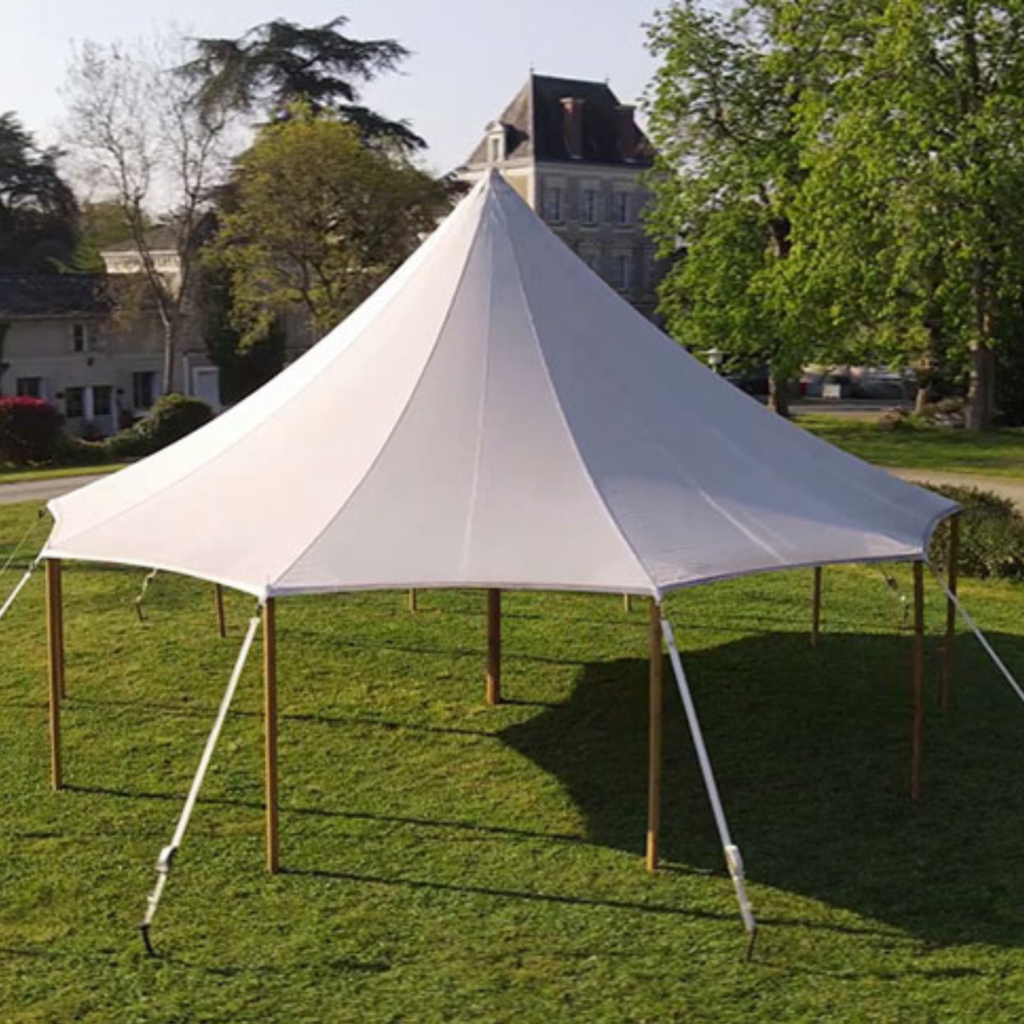 Chapiteau Vintage 14x12M (1 mât ) + Plancher 15x15M